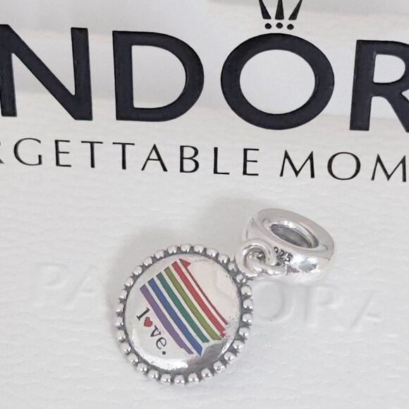 Pandora | Jewelry | Pandora I Love Pennsylvania Rainbow Map Dangle ...